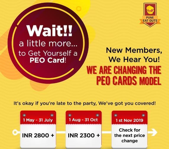 PEO Privileges - Pune Eat Outs